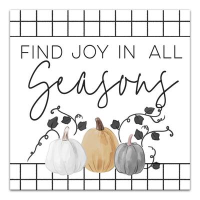 Find Joy Pumpkins Canvas Wall Art | Michaels
