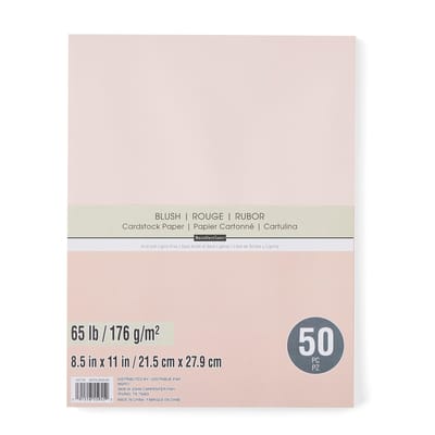 8.5" x 11" Cardstock Paper by Recollections™, 50 Sheets | Michaels