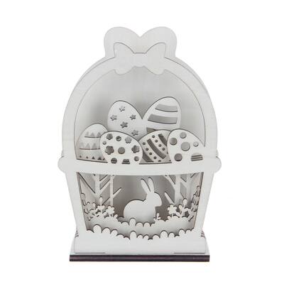 8" Egg & Bunny DIY LED Plywood Décor by Make Market® | Michaels