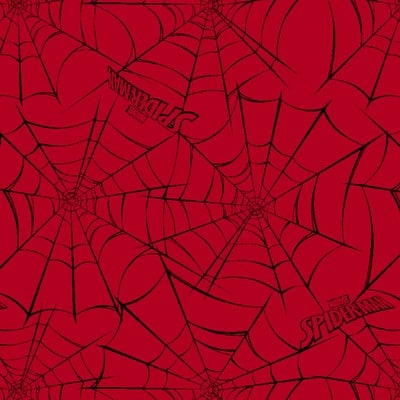 Marvel® Spider-Man Red Web Cotton Fabric | Michaels