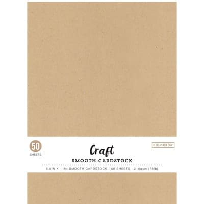 Colorbok® Craft 8.5" x 11" Cardstock Paper, 50 Sheets | Michaels