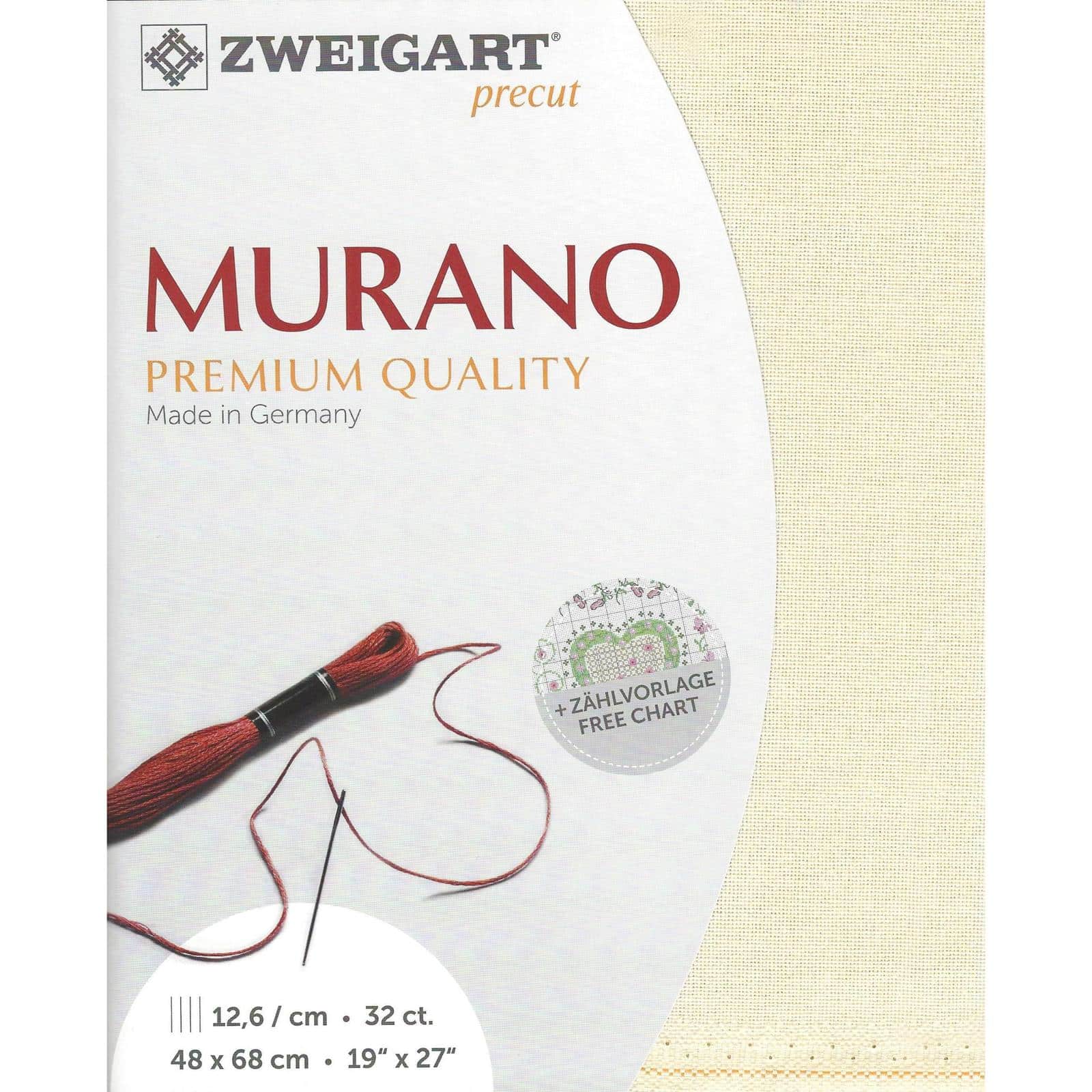 Zweigart® Murano Precut 32 Count Premium Fabric, 18" x 27" | Michaels