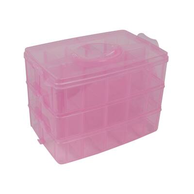 Everything Mary Pink Stackable Storage Container | Michaels