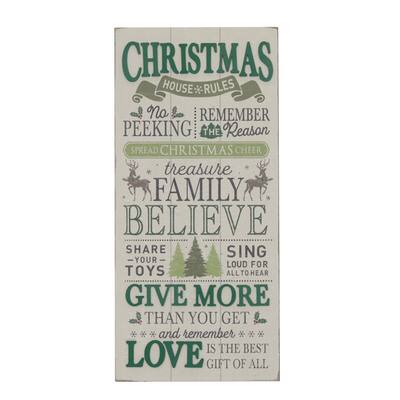 Christmas House Rules Wall Sign by Ashland® | Michaels