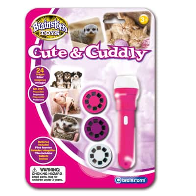 Brainstorm Toys Cute & Cuddly Flashlight & Projector With 24 Images ...