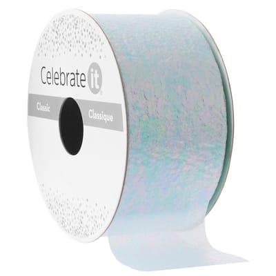 1.5" x 3yd. Iridescent Organza Ribbon by Celebrate It® Classic | Michaels