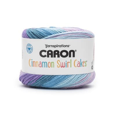 Caron® Cinnamon Swirl Cakes™ Yarn, Color: Twilight Surf | Michaels