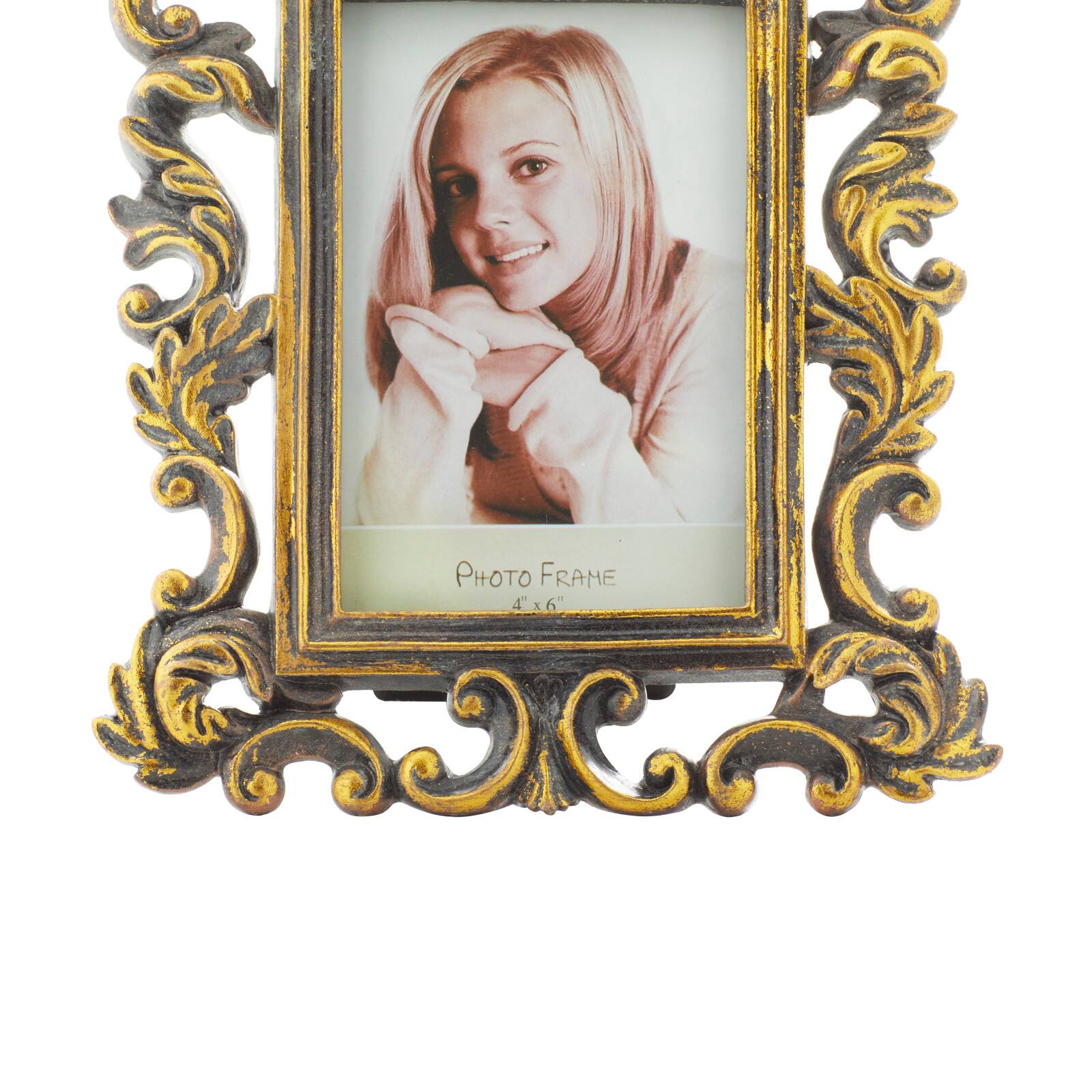 3 Pack Brass Polystone Traditional Photo Frames | Michaels