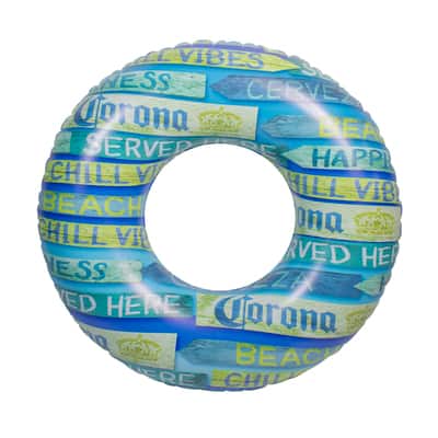 3ft. Corona Inflatable Swimming Pool Tube Ring | Michaels