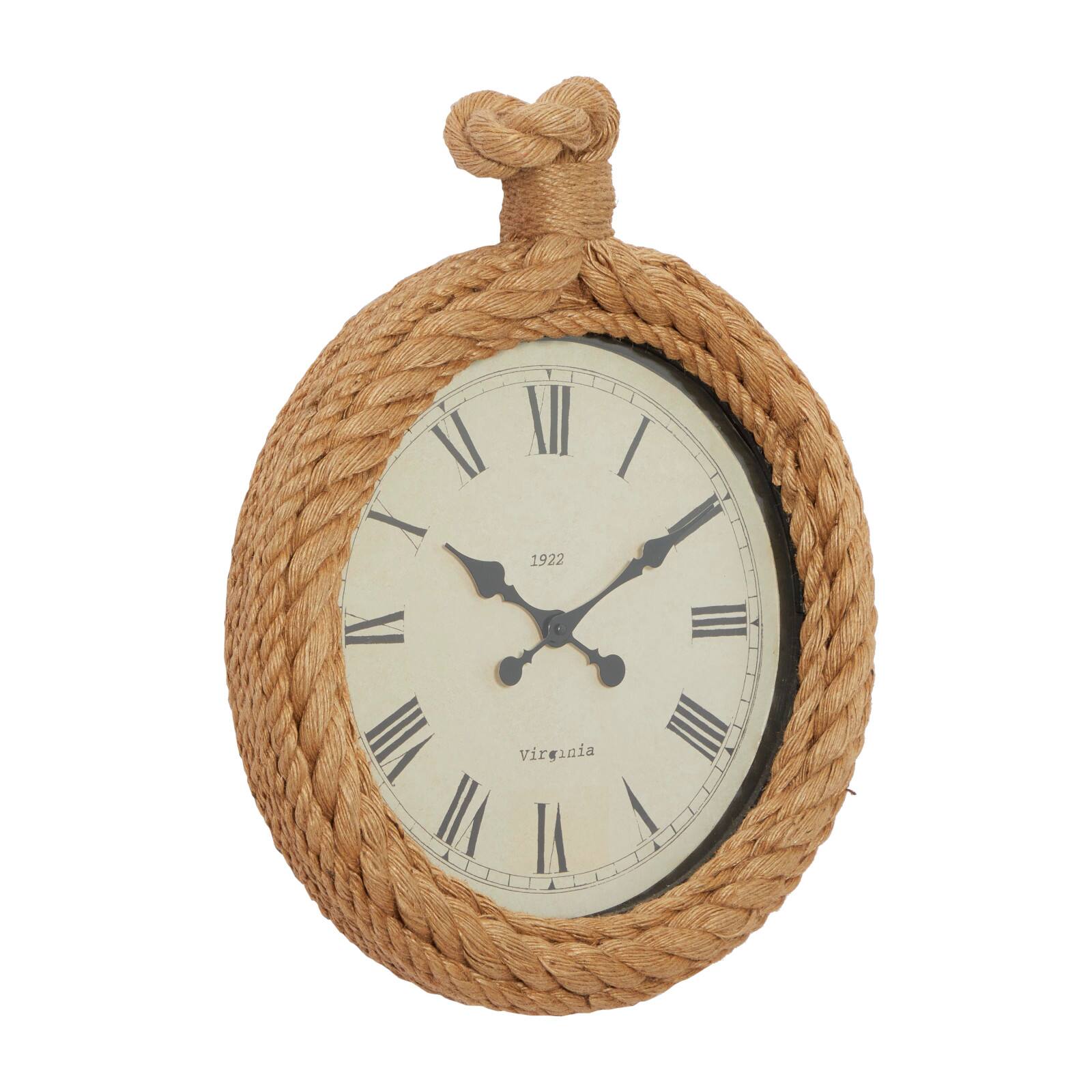 Beige Coastal Wood Wall Clock | Clocks | Michaels