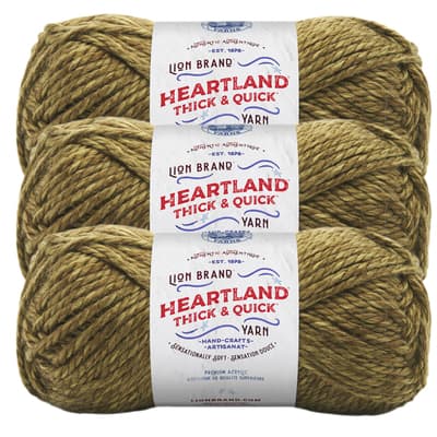 3 Pack Lion Brand® Heartland® Thick & Quick® Yarn, Joshua Tree | Michaels
