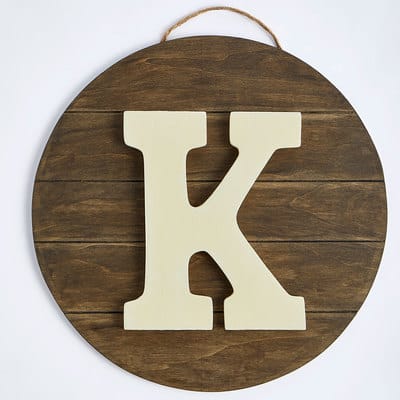 Stained Wood Letter Plaque | Projects | Michaels