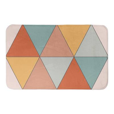 Geometric Retro Bath Mat | Michaels