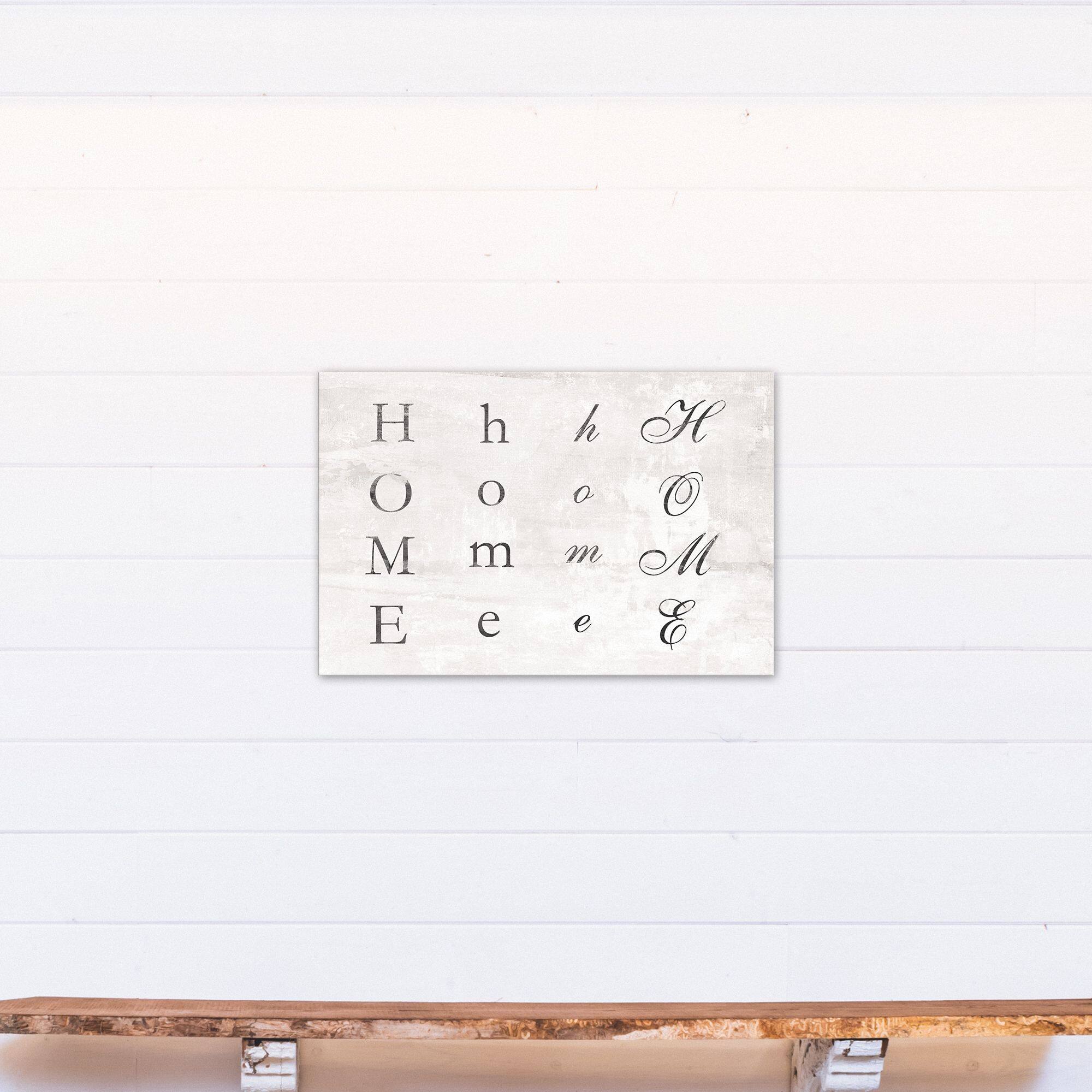 Distressed Home Sign 20" x 30" Canvas Wall Art | Michaels