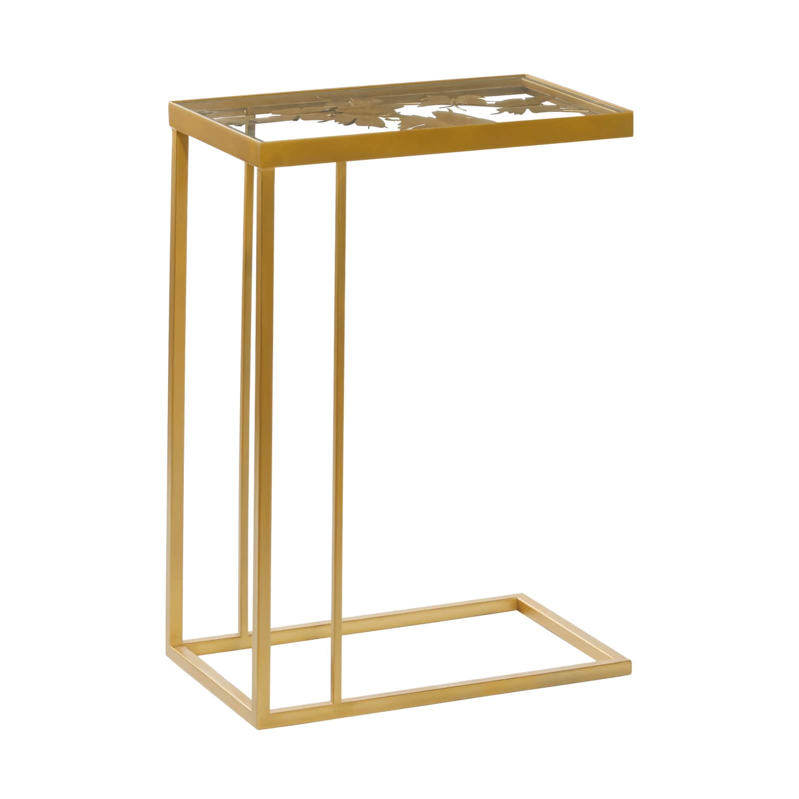 25" Gold Metal Contemporary Accent Table | Michaels