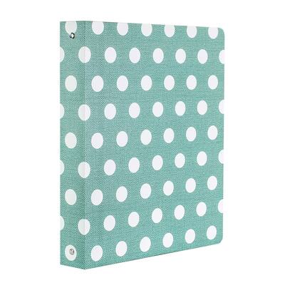 Textured Large Dots Three Ring Binder | Michaels