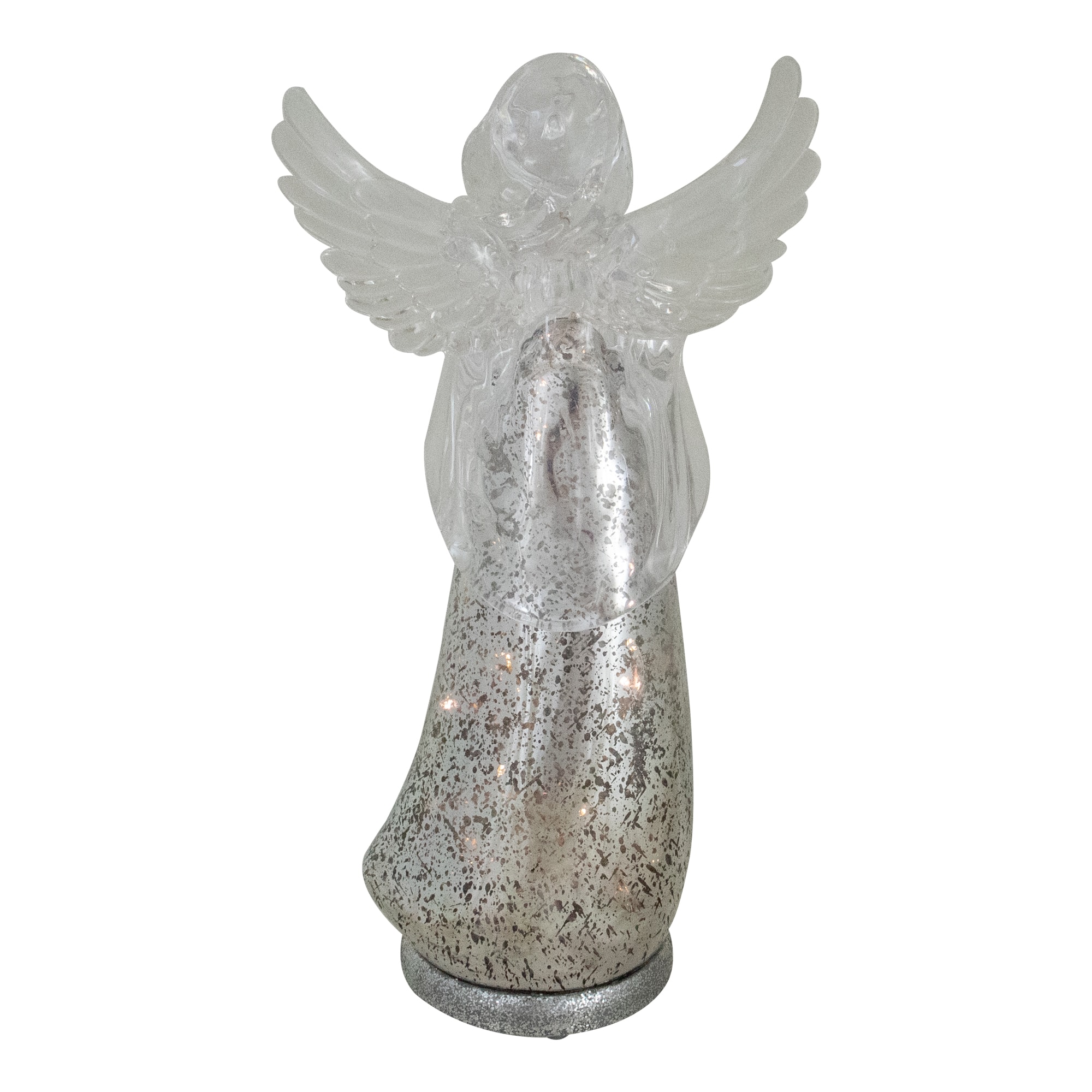 13" Lighted Angel Holding a Star Christmas Tabletop Figurine ...