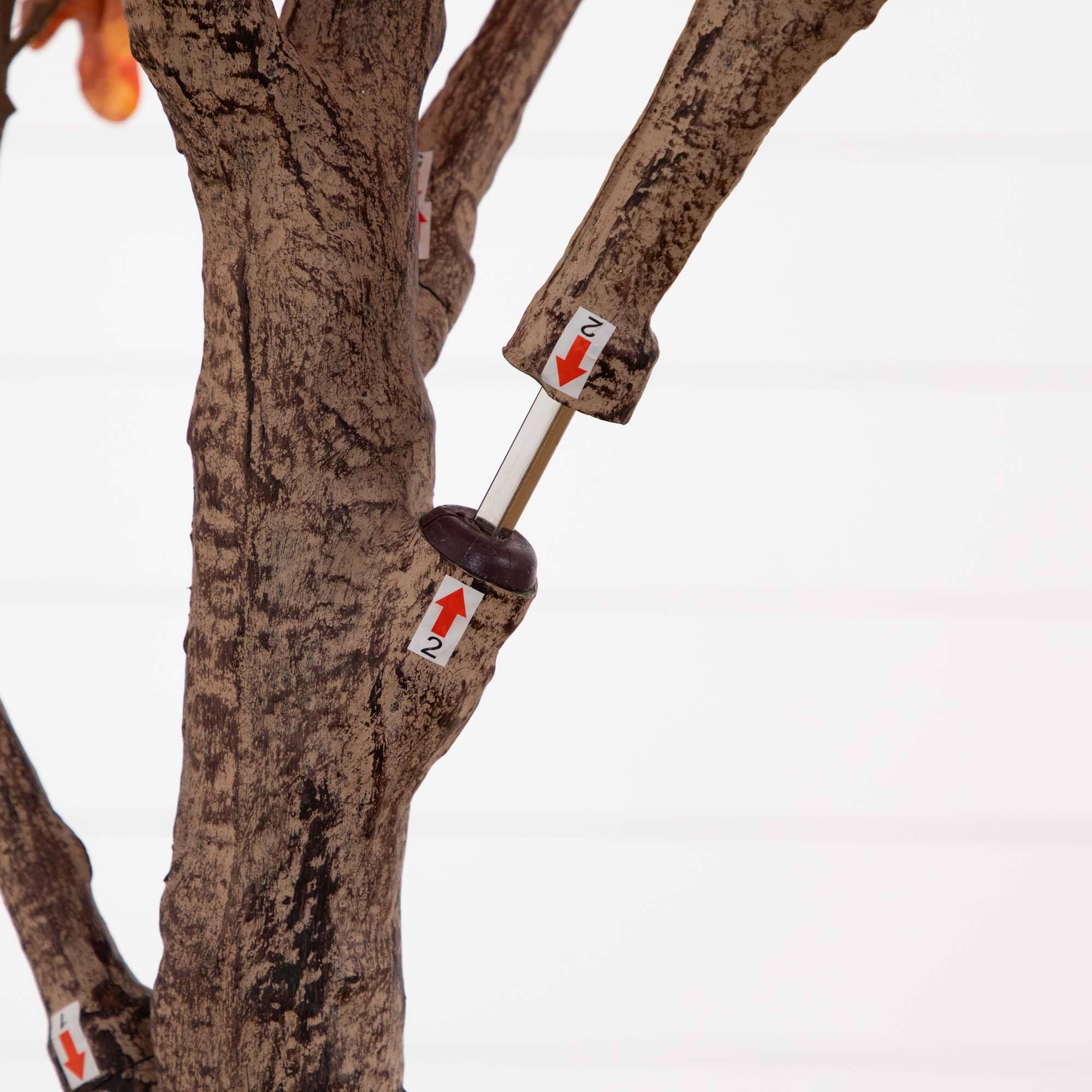 9ft. Potted Artificial Autumn Oak Tree | Michaels