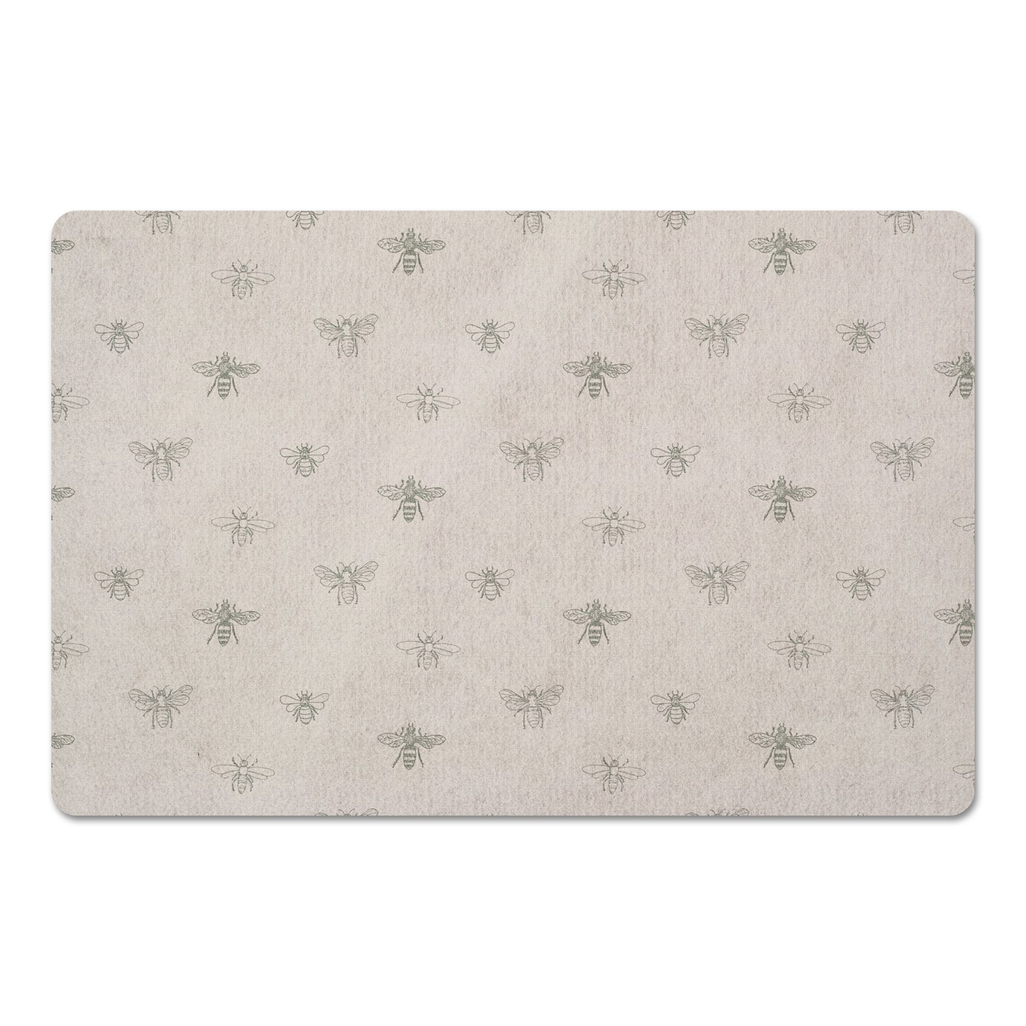 Delicate Bee Pattern Floor Mat | Michaels
