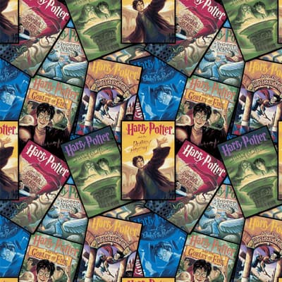 Harry Potter™ Book Cover Stack Cotton Fabric | Michaels