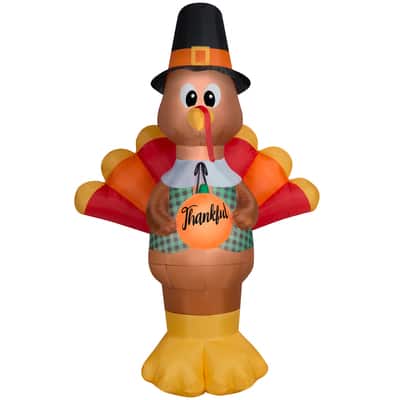 10ft. Airblown® Inflatable Thankful Turkey | Michaels