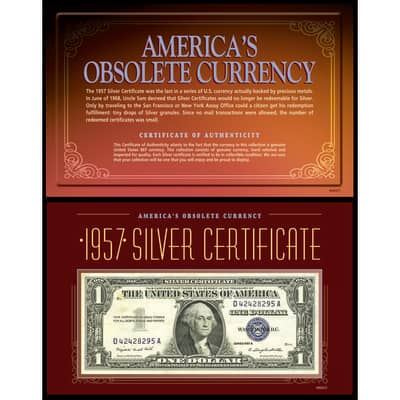 America's Obsolete Currency - 1957 Silver Certificate | Michaels