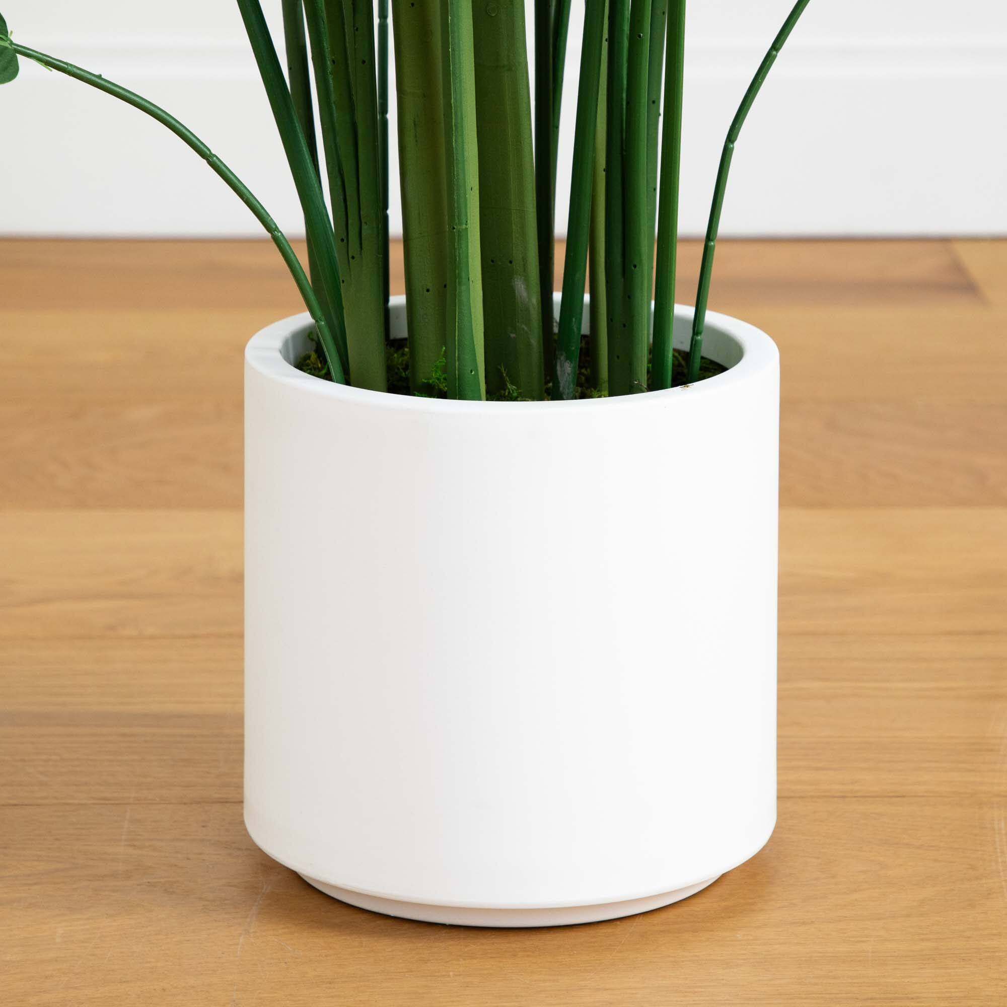 5ft. Sky Bird Tree in White Decorative Planter | Michaels