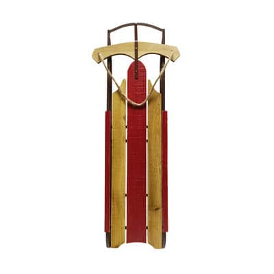 31" Red Wood Sled Wall Décor by Ashland® | Michaels