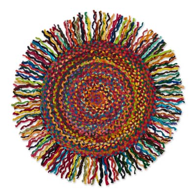 DII® Round Rag Rug, 3ft. | Michaels