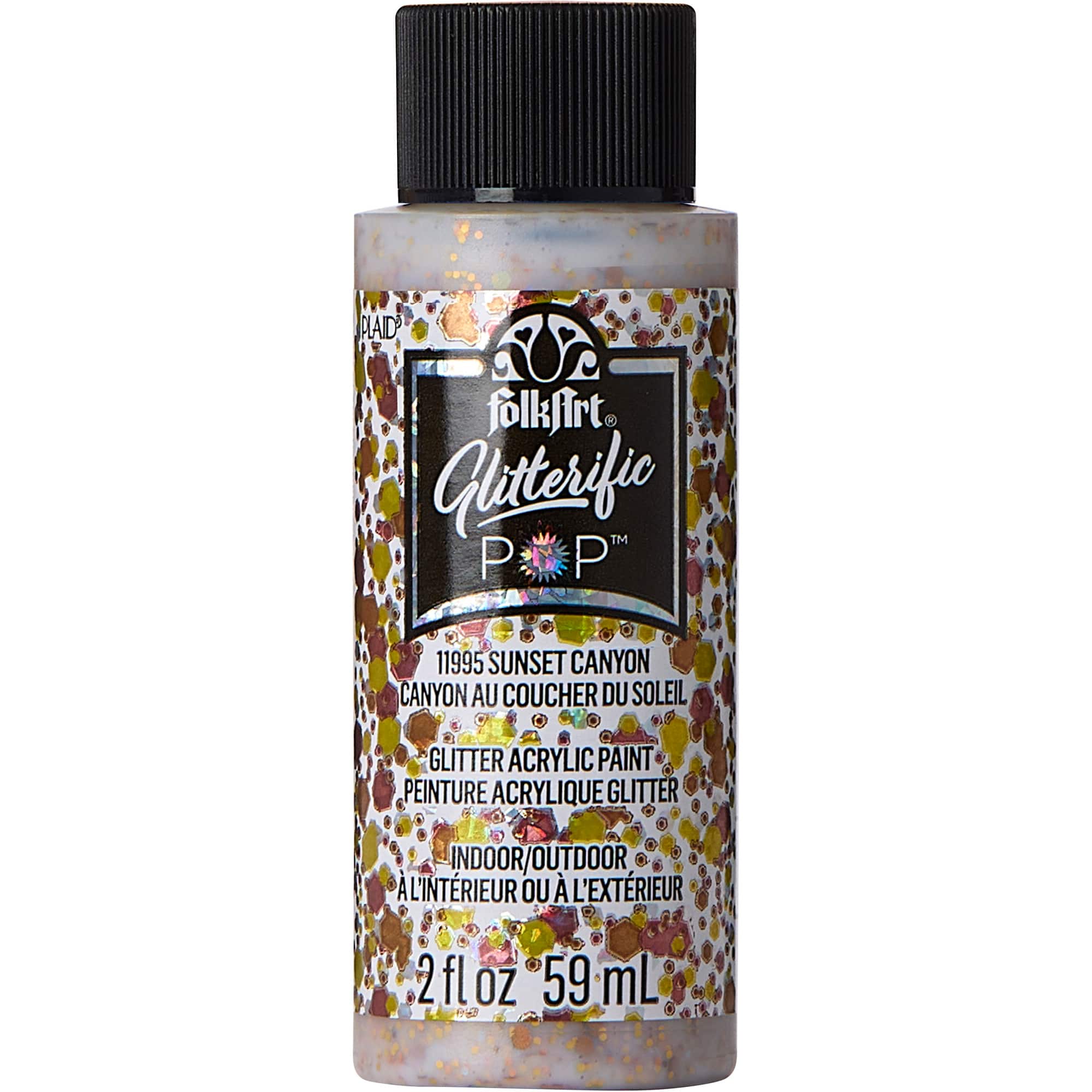 FolkArt® Glitterific Pop™ Acrylic Paint, 2oz. | Michaels