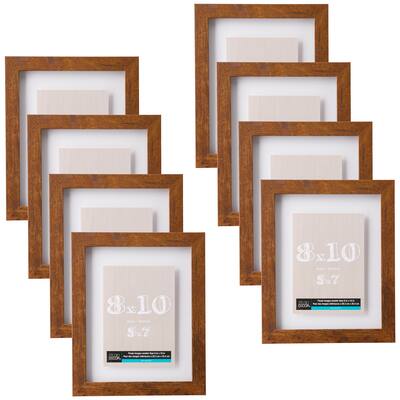 Buy in Bulk - 8 Pack: 8" x 10" Honey Belmont Float Frame by Studio ...