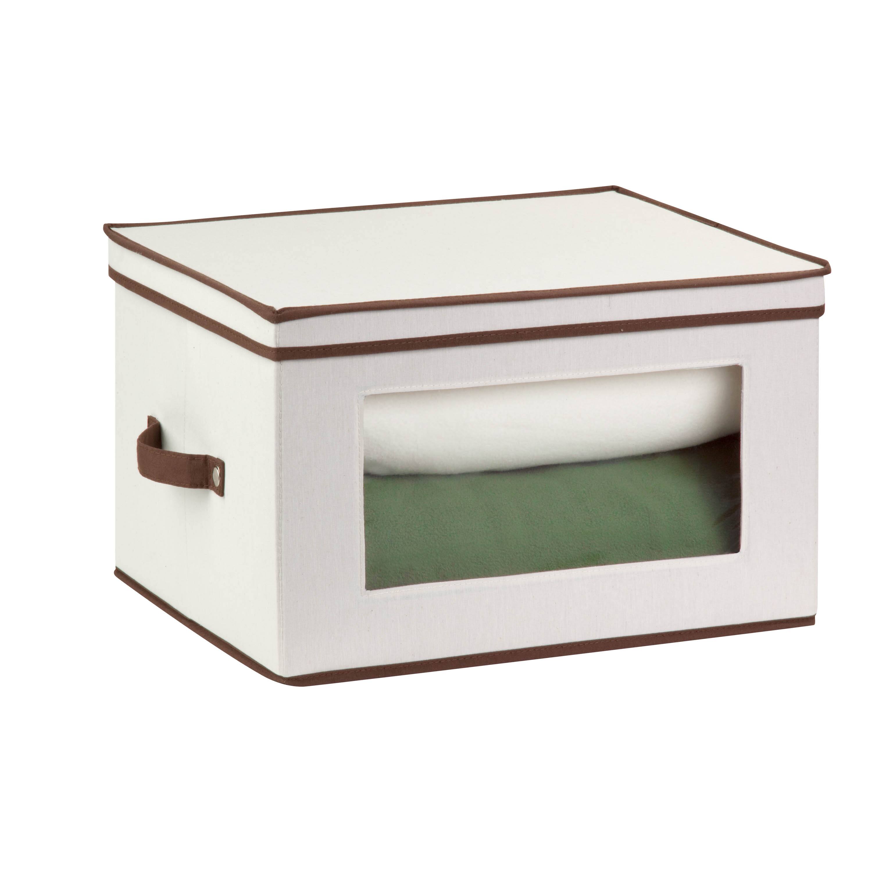Honey Can Do Natural/Brown Storage Box with Handles | Michaels