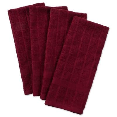 DII® Windowpane Terry Dish Towels, 4ct. | Michaels