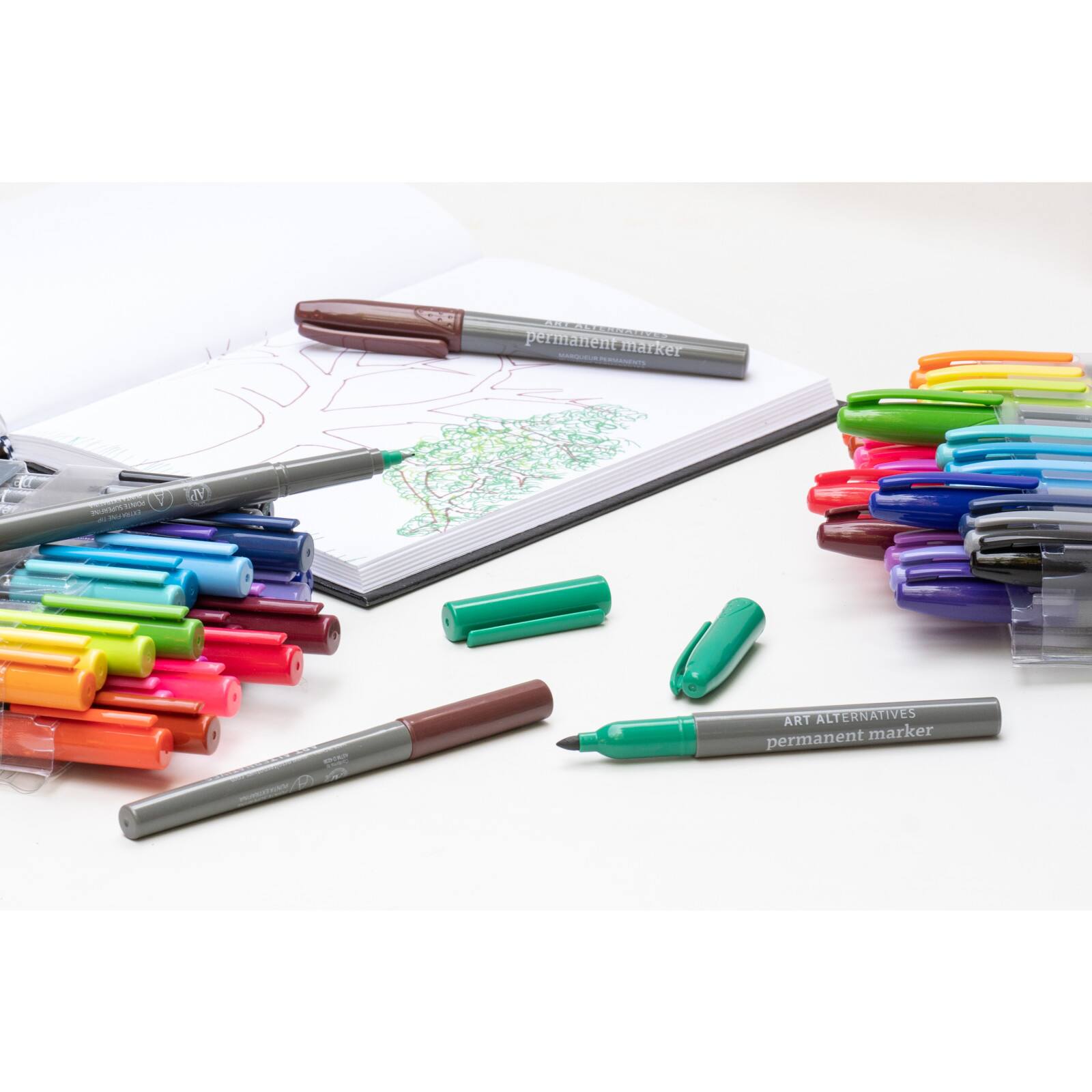 Art Alternatives Silver Fine Permanent Marker Set | Michaels