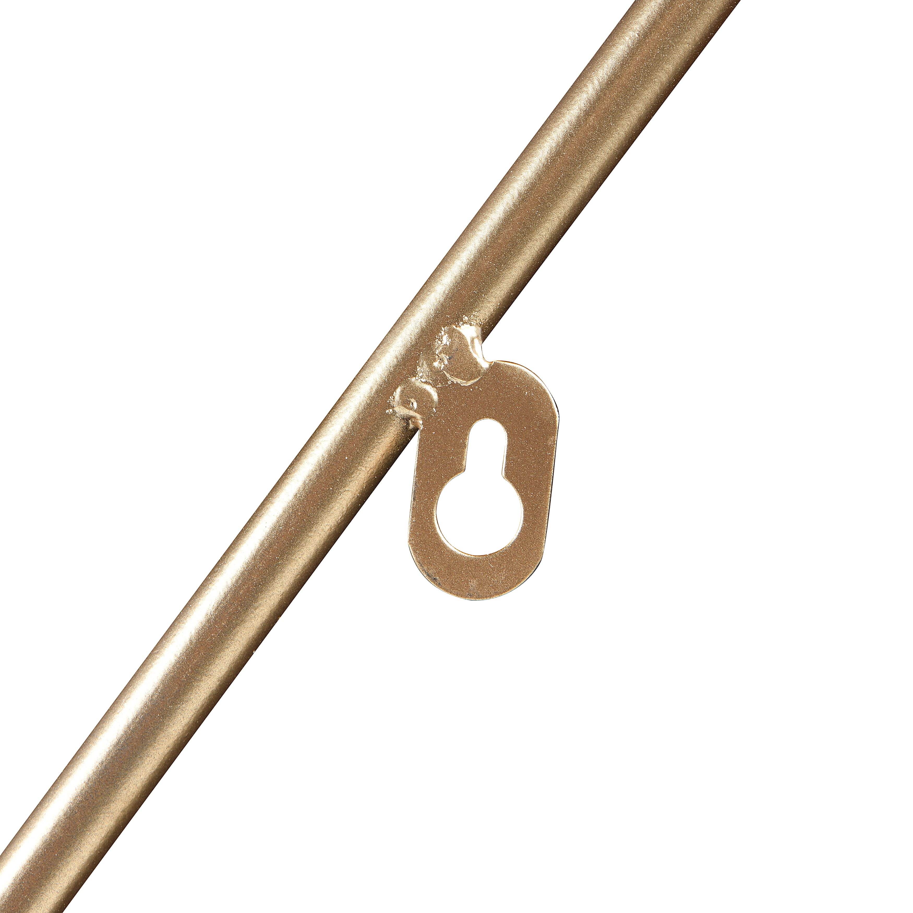 Hello Honey® Wood & Gold Diamond Wall Shelf | Michaels