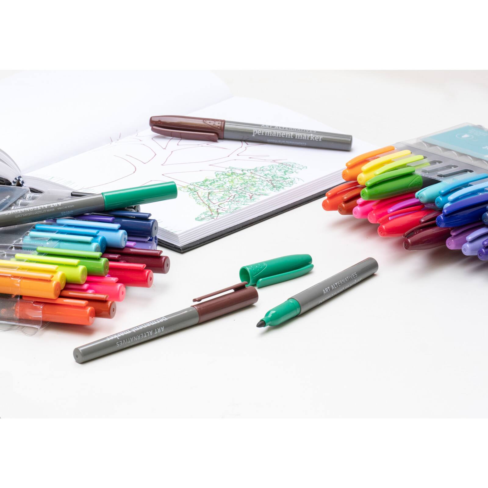 Art Alternatives Silver Fine Permanent Marker Set | Michaels