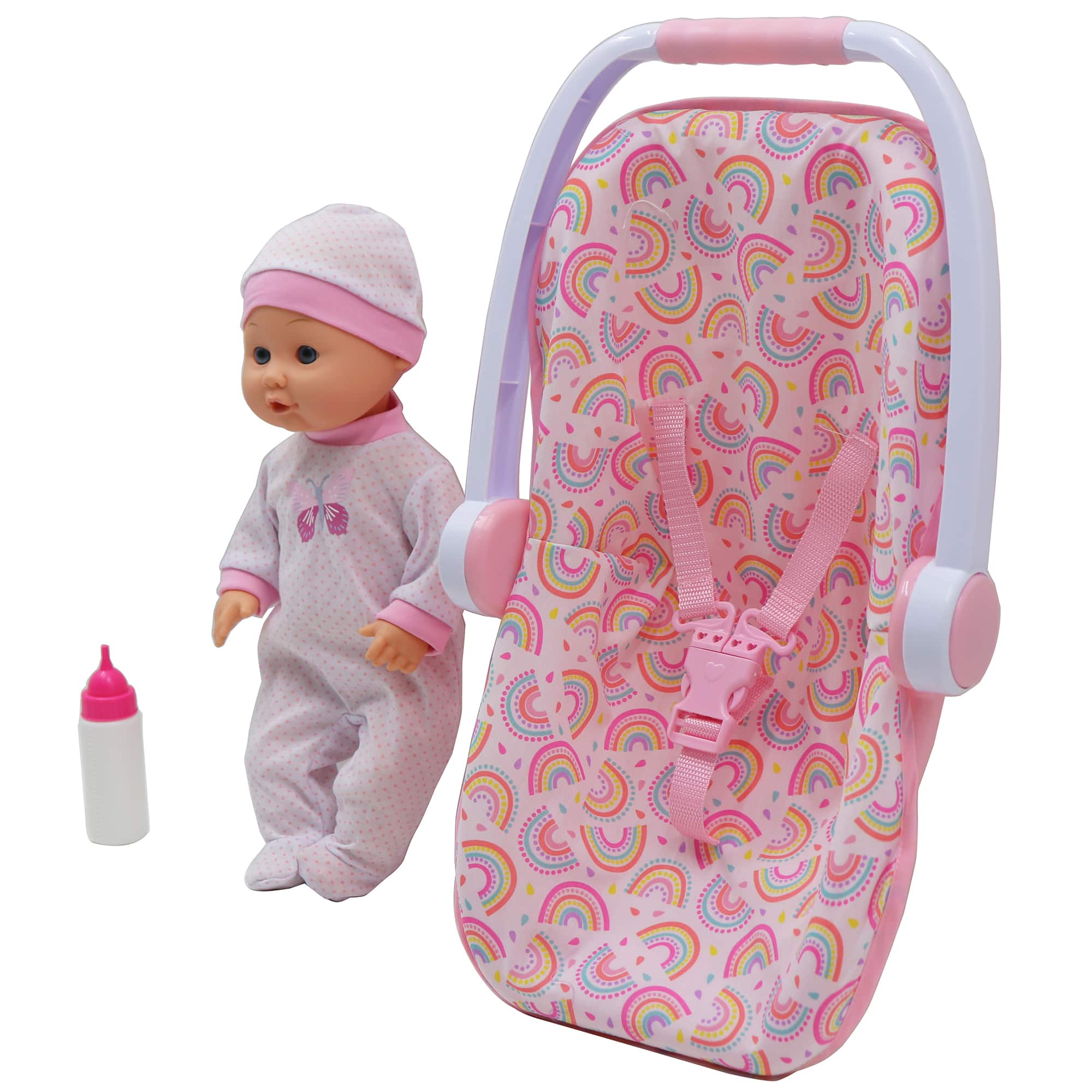 Dream Collection 16" Baby Doll with Toy Carrier | Michaels