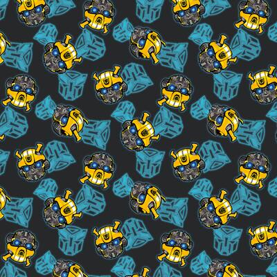Hasbro Transformers Bumblebee Head Toss Cotton Fabric | Michaels