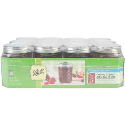 Ball® Quilted Crystal Jelly Jars, 12ct. | Michaels