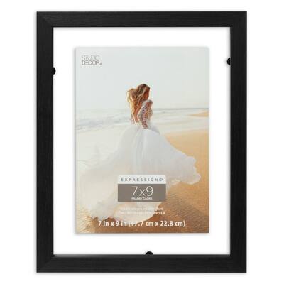 Expressions™ 7" x 9" Black Float Frame by Studio Décor® | Michaels
