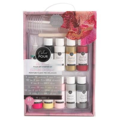American Crafts™ Color Pour Pre-Mixed Paint Kit, Kit 3 | Paint Pouring ...