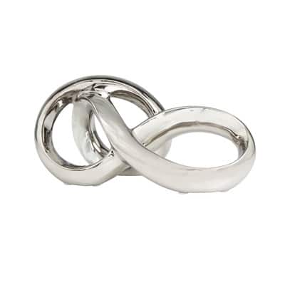 11" Ceramic Infinity Loop Abstract Sculpture | Michaels