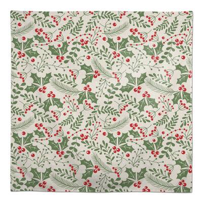 58" Holly Pattern Tablecloth | Michaels
