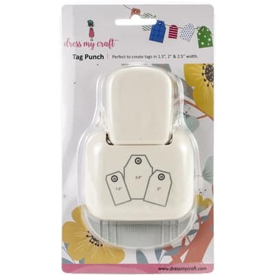 Dress My Craft® Rectangular Tag Punch | Michaels