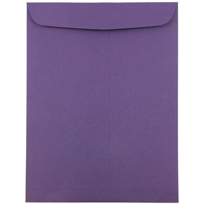 JAM Paper 9" x 12" Dark Purple Open End Catalog Premium Envelopes ...