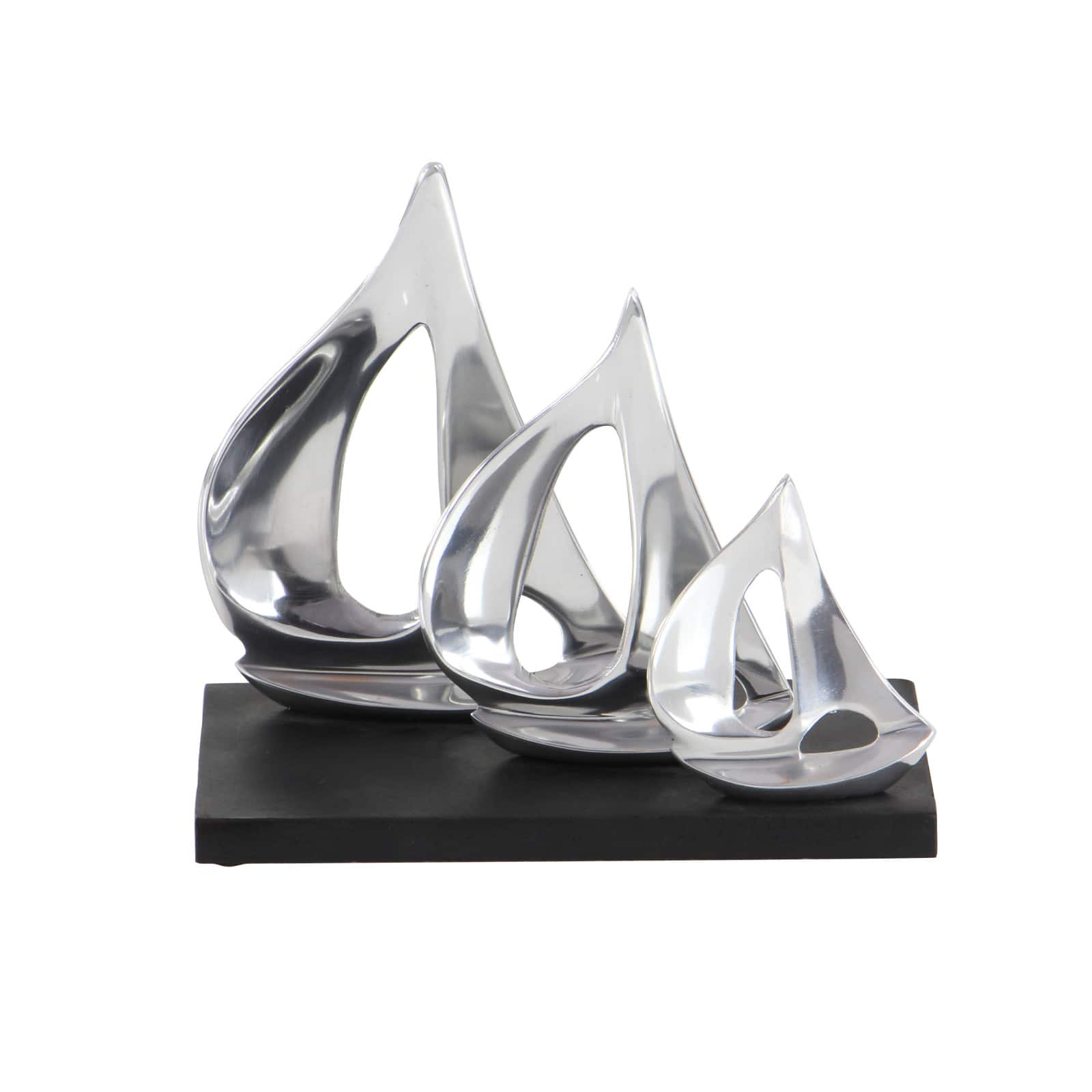 11" Silver Sail Boat Coastal Sculpture | Michaels