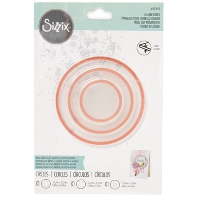 Sizzix® Making Essentials Circles Shaker Panes | Michaels