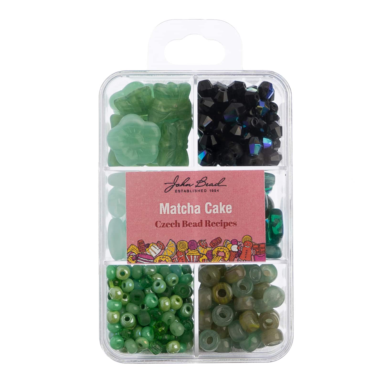 John Bead Czech Glass Recipe Box Beading Kit | Michaels