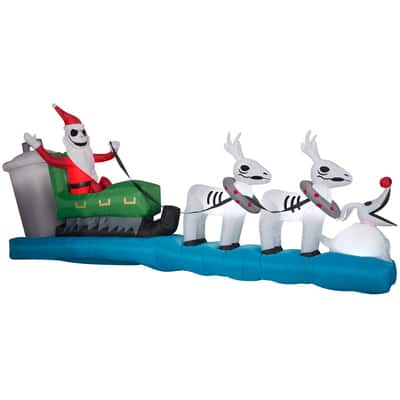 Airblown Universal Kevin Building Snowman Scene Inflatable | Michaels