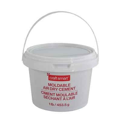 1lb. Gray Moldable Air Dry Cement by Craft Smart® | Michaels